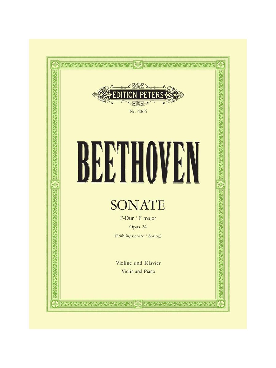Beethoven, Ludwig van - Spring Sonata No. 5 in F Major, Op. 24 - Violin ...