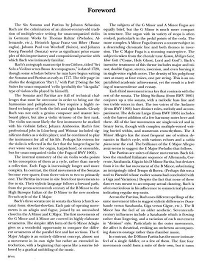 J.S. Bach - Six Sonatas and Partitas for Violin Alone - Rachel Barton ...